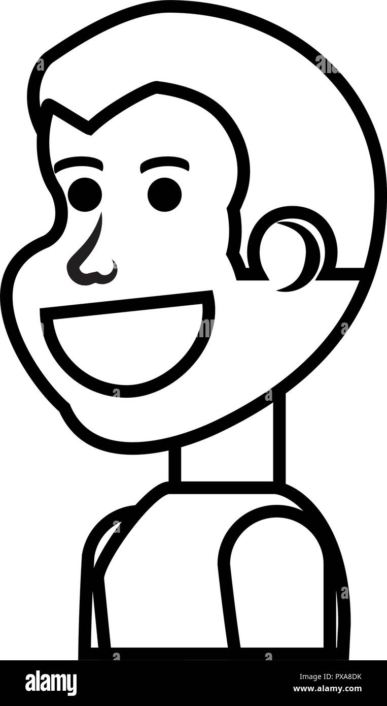 child boy avatar character vector illustration design Stock Vector ...