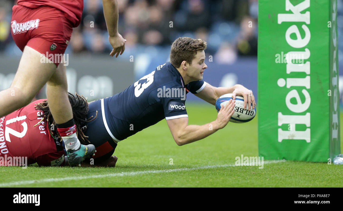 Edinburghs chris dean scores hi-res stock photography and images - Alamy