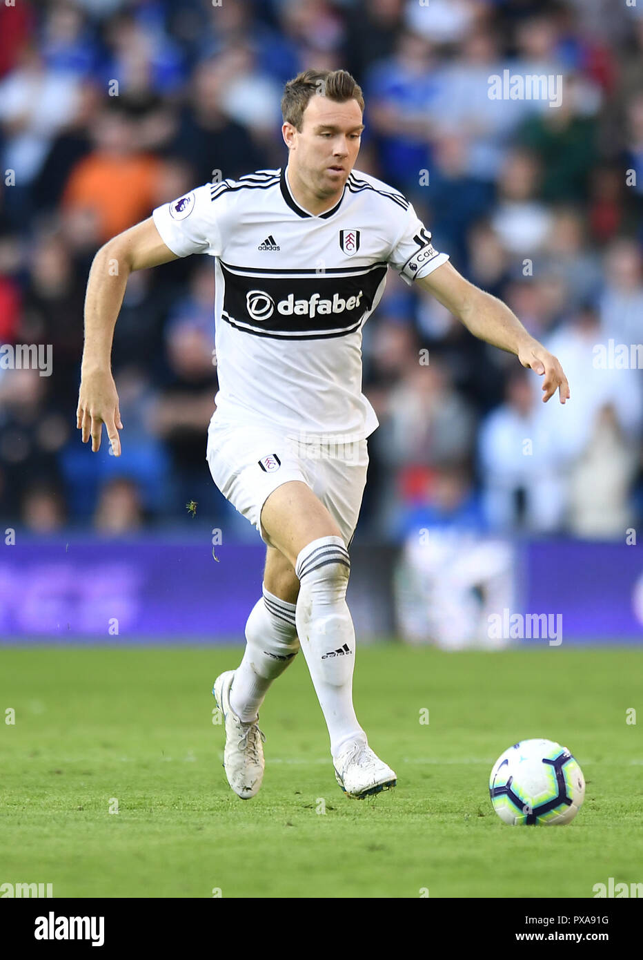 Fulham's Tom Cairney during the Premier League match at the Cardiff ...