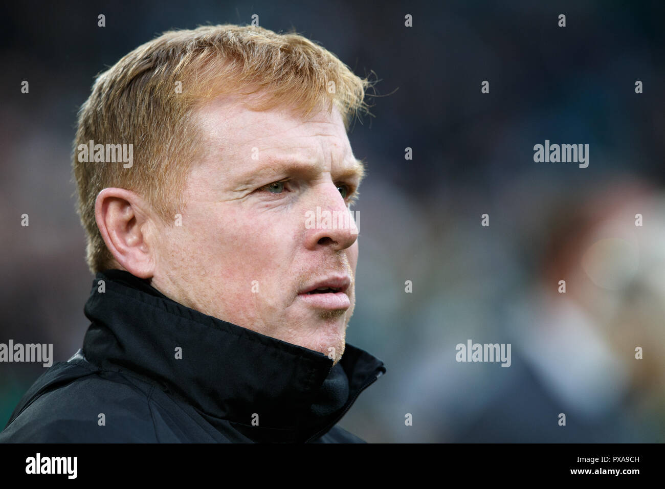 Neil Lennon manager of Hibs during the Ladbrokes Scottish Premiership ...