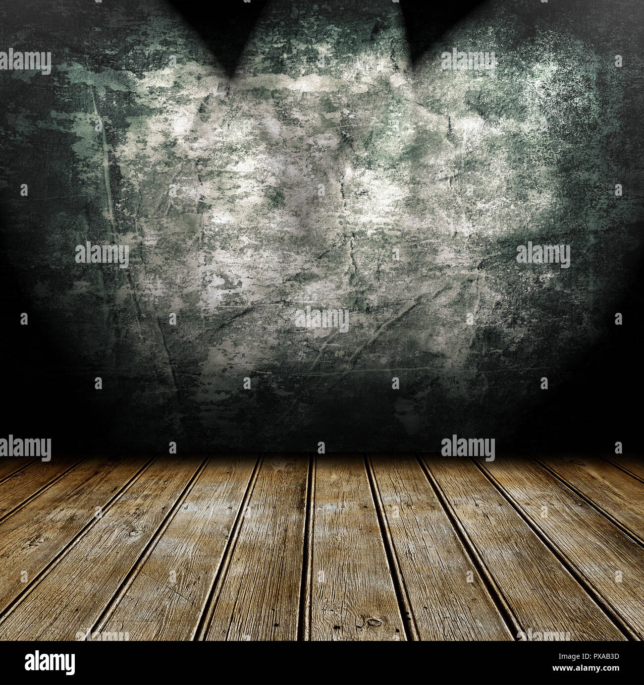 Empty interior with dark wall Stock Photo - Alamy