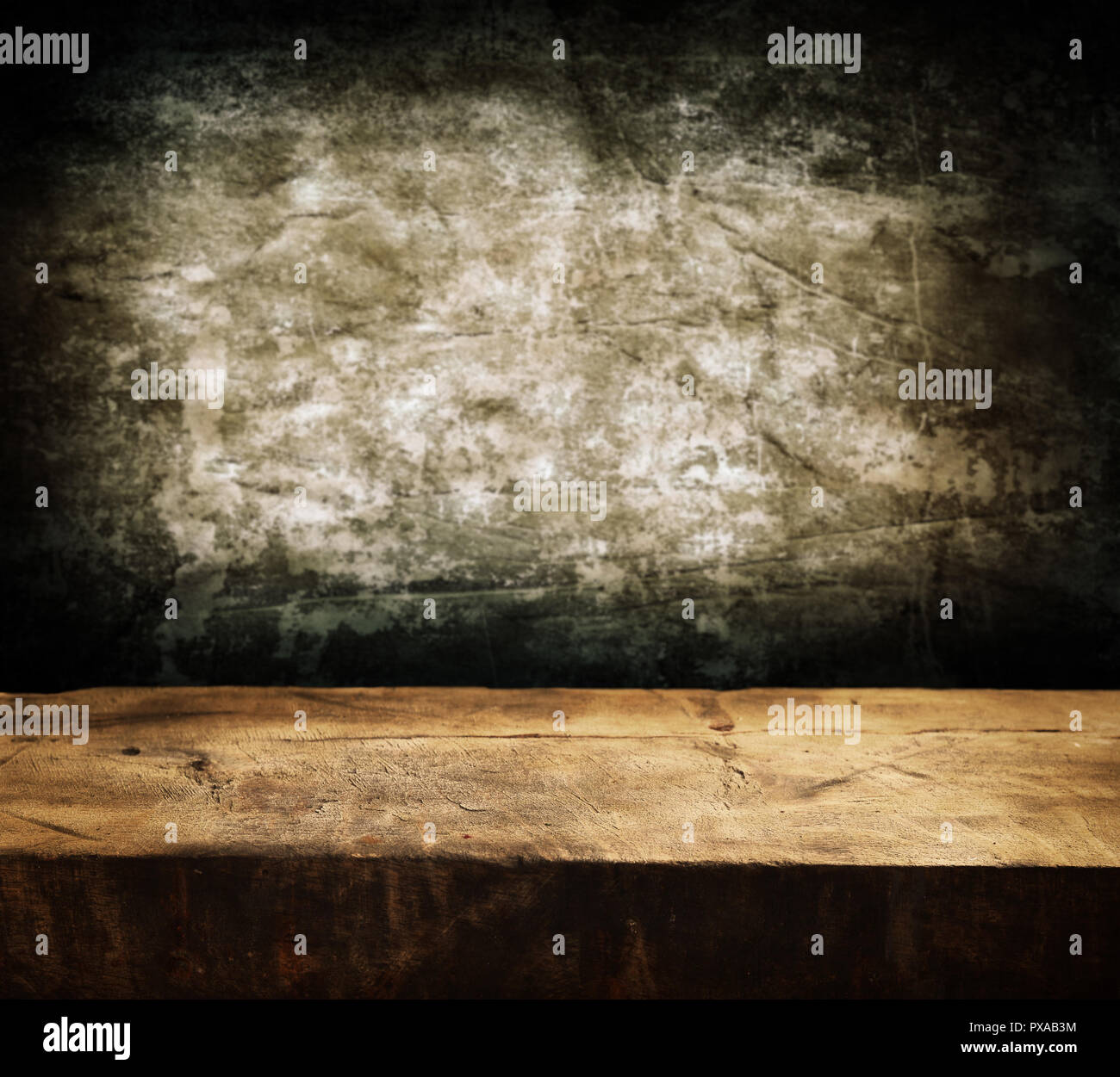 empty wooden table for product display monatges Stock Photo - Alamy