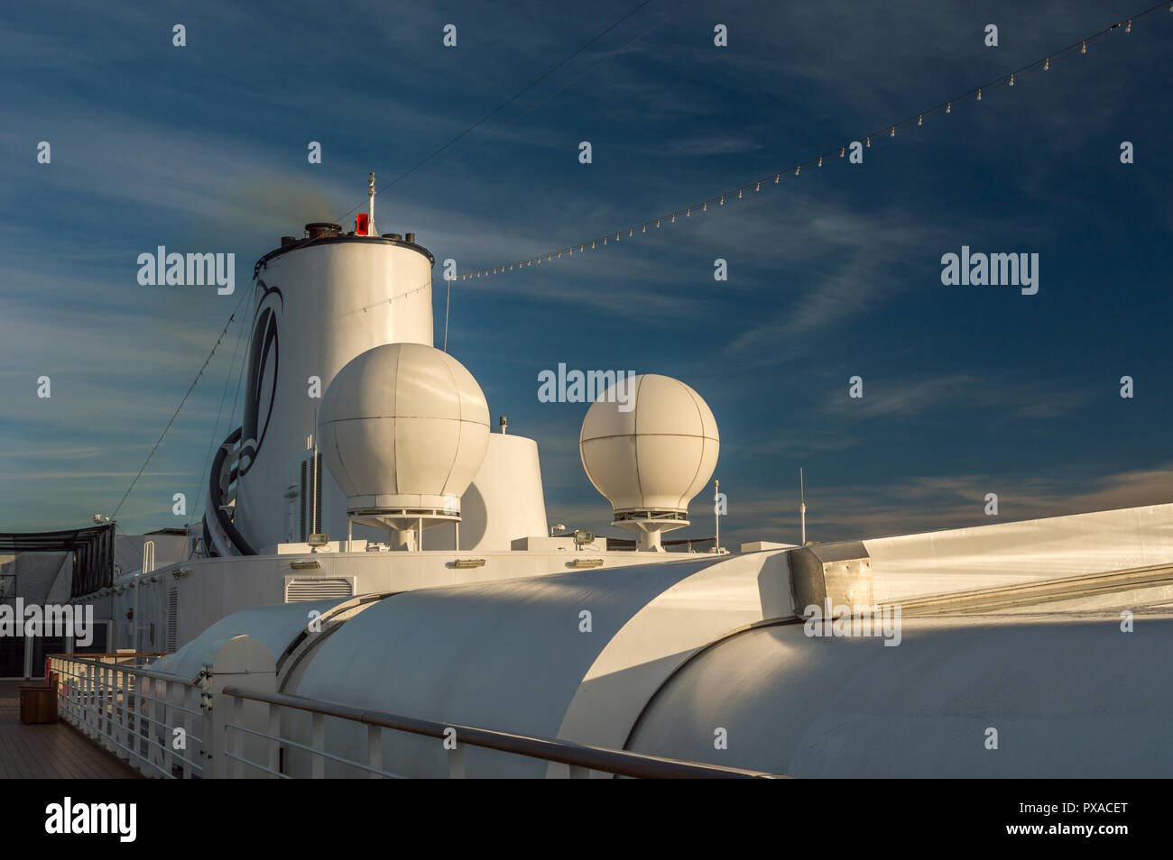 Exterior Starboard view of sliding Magrodome, manufactured by Naval ...
