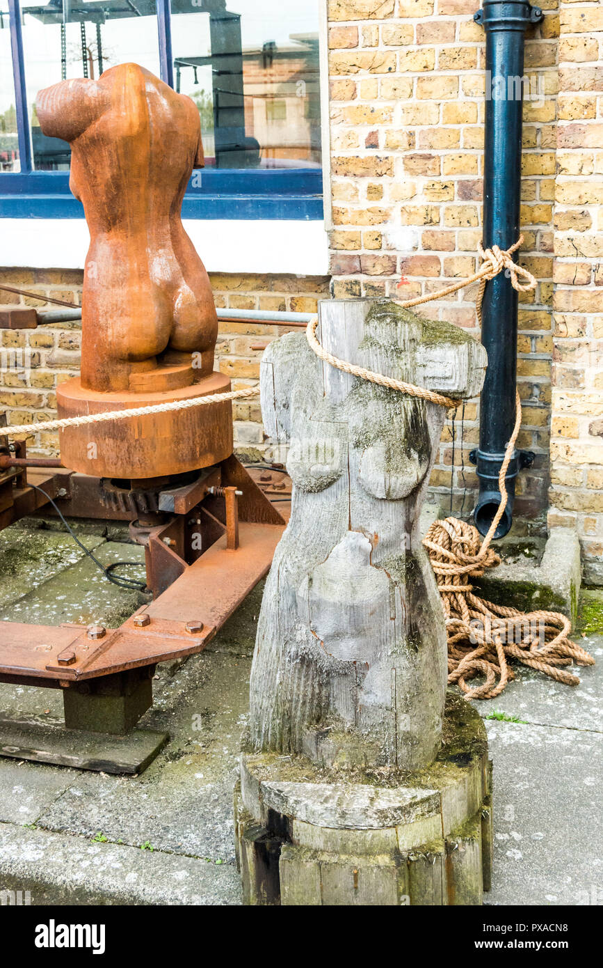 London, United Kingdom - October 07, 2018: Trinity Buoy Wharf at River ...