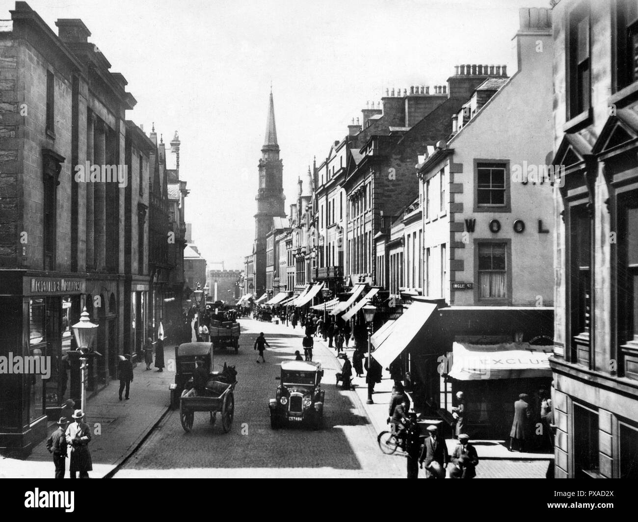 High Street, Inverness early 1900s Stock Photo - Alamy