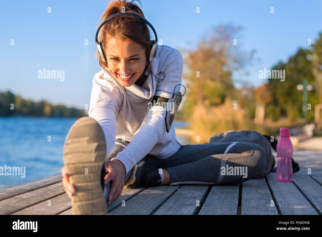 Working out outside hi-res stock photography and images - Alamy