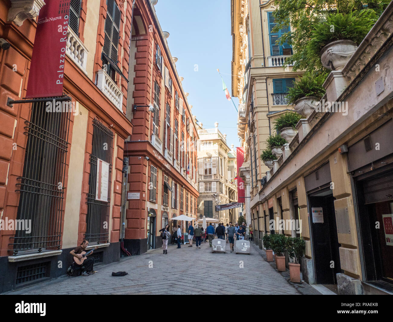 Genoa palazzo rosso hi-res stock photography and images - Alamy