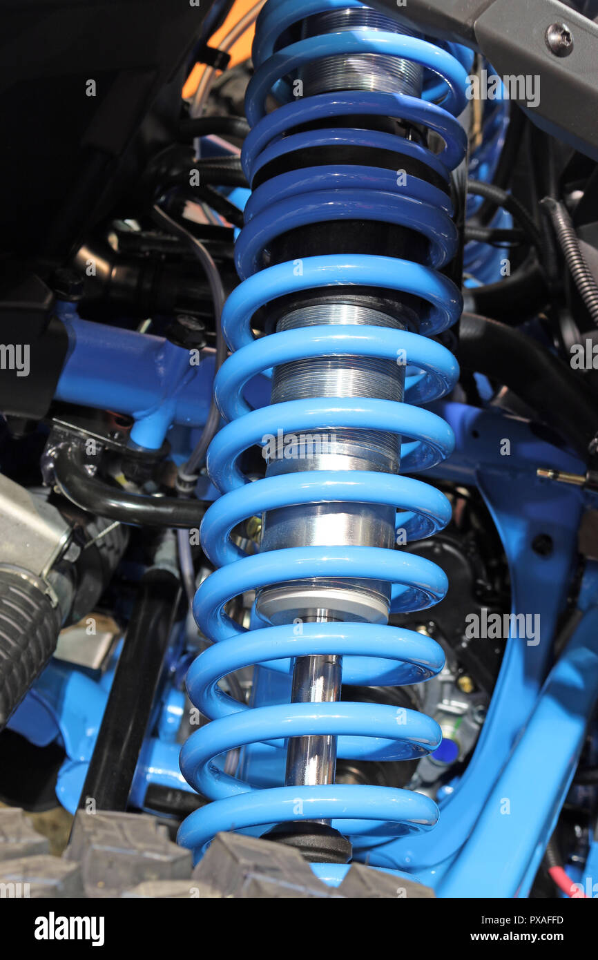 Spring shock absorber hi-res stock photography and images - Alamy