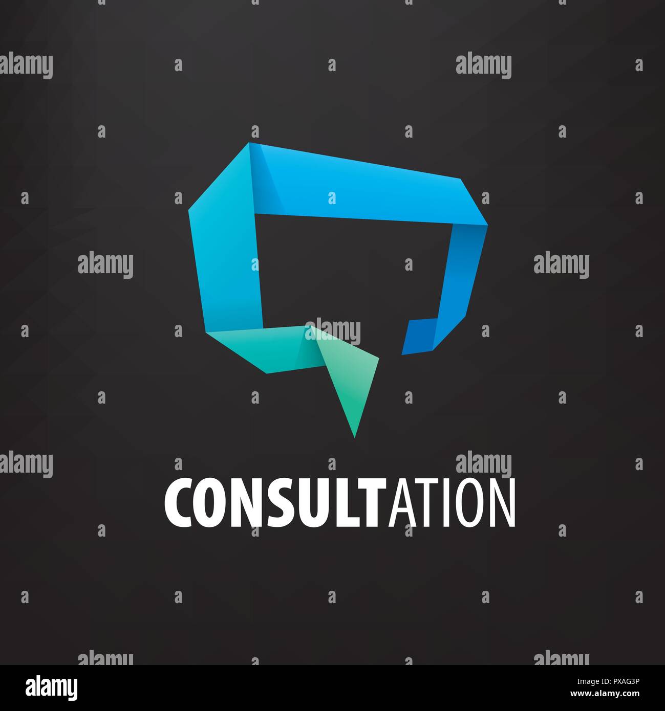 Sign for online consultation. Vector illustration of the icon Stock ...