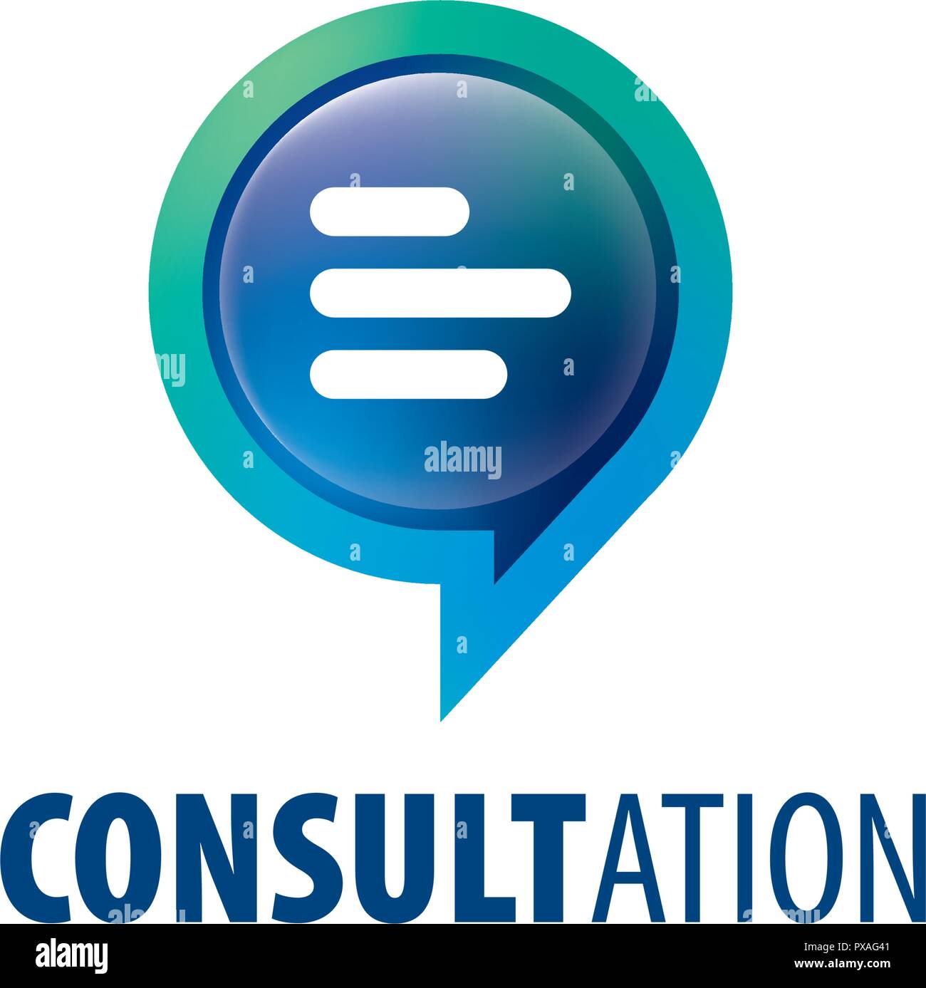 Sign for online consultation. Vector illustration of the icon Stock ...