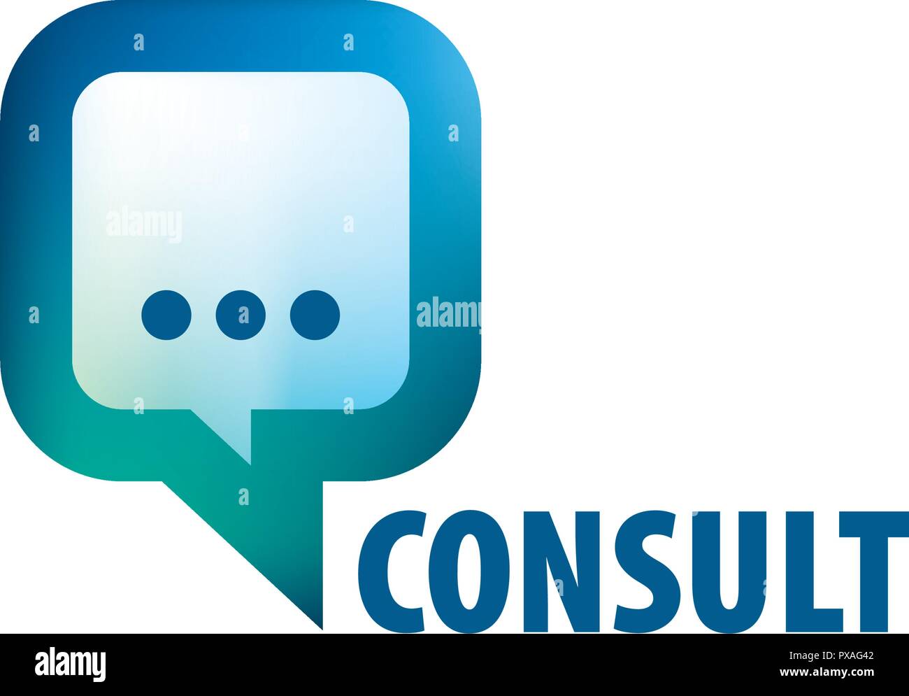 Sign for online consultation. Vector illustration of the icon Stock ...