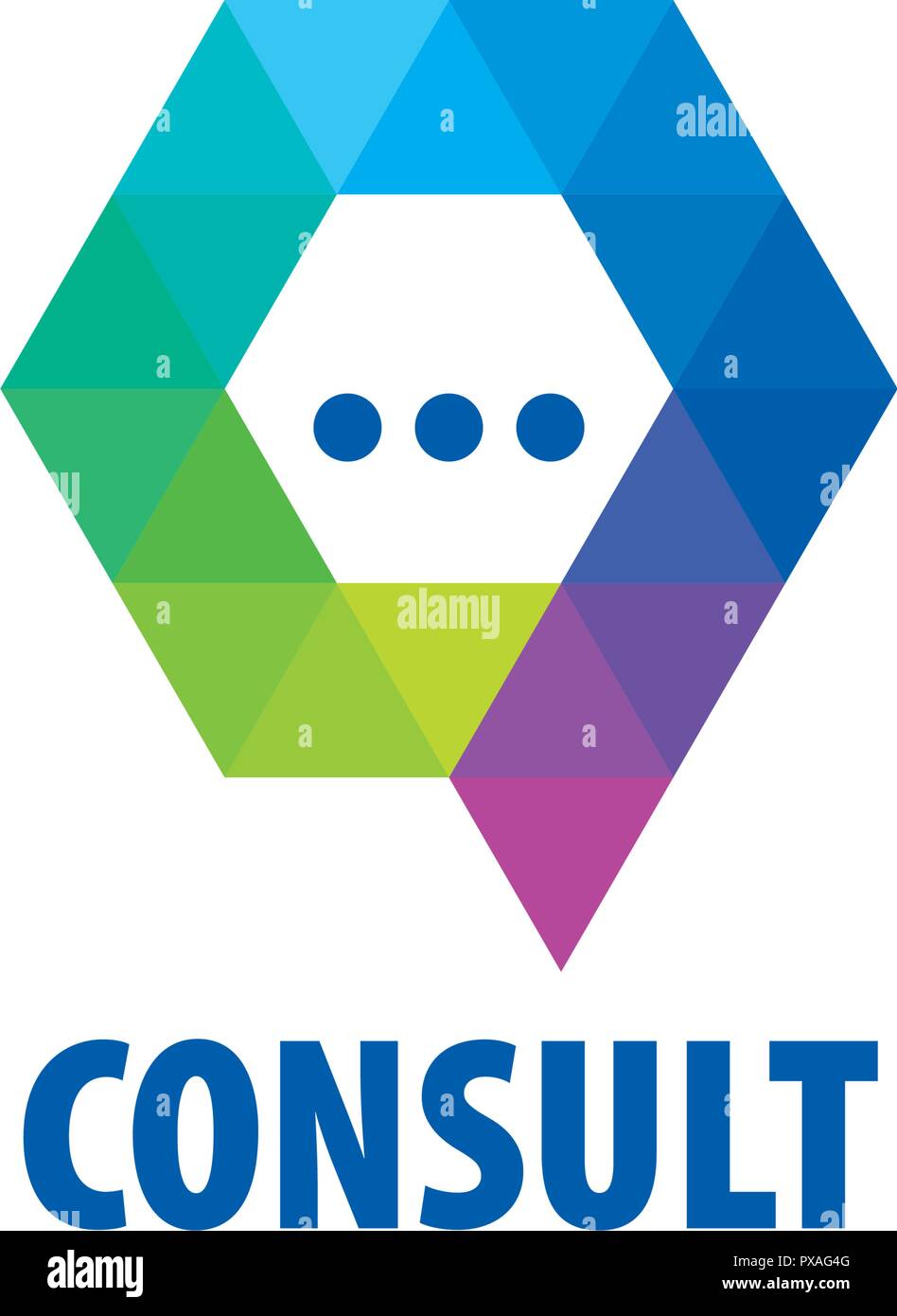 Sign for online consultation. Vector illustration of the icon Stock ...