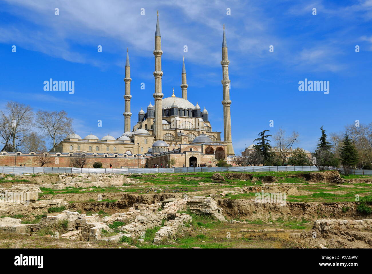 Selimiye Mosque, which was built by the famous architect Mimar Sinan of ...