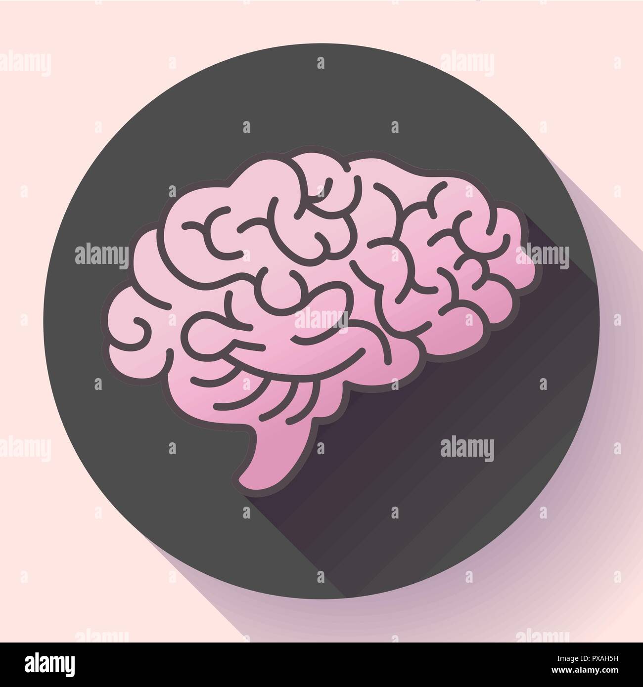 Brain icon hi-res stock photography and images - Alamy