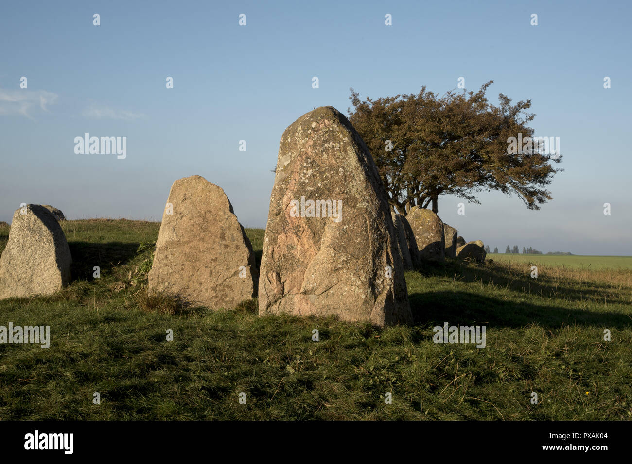 Around 5000 year old megalithic great dolmen near Nobbin in the very ...