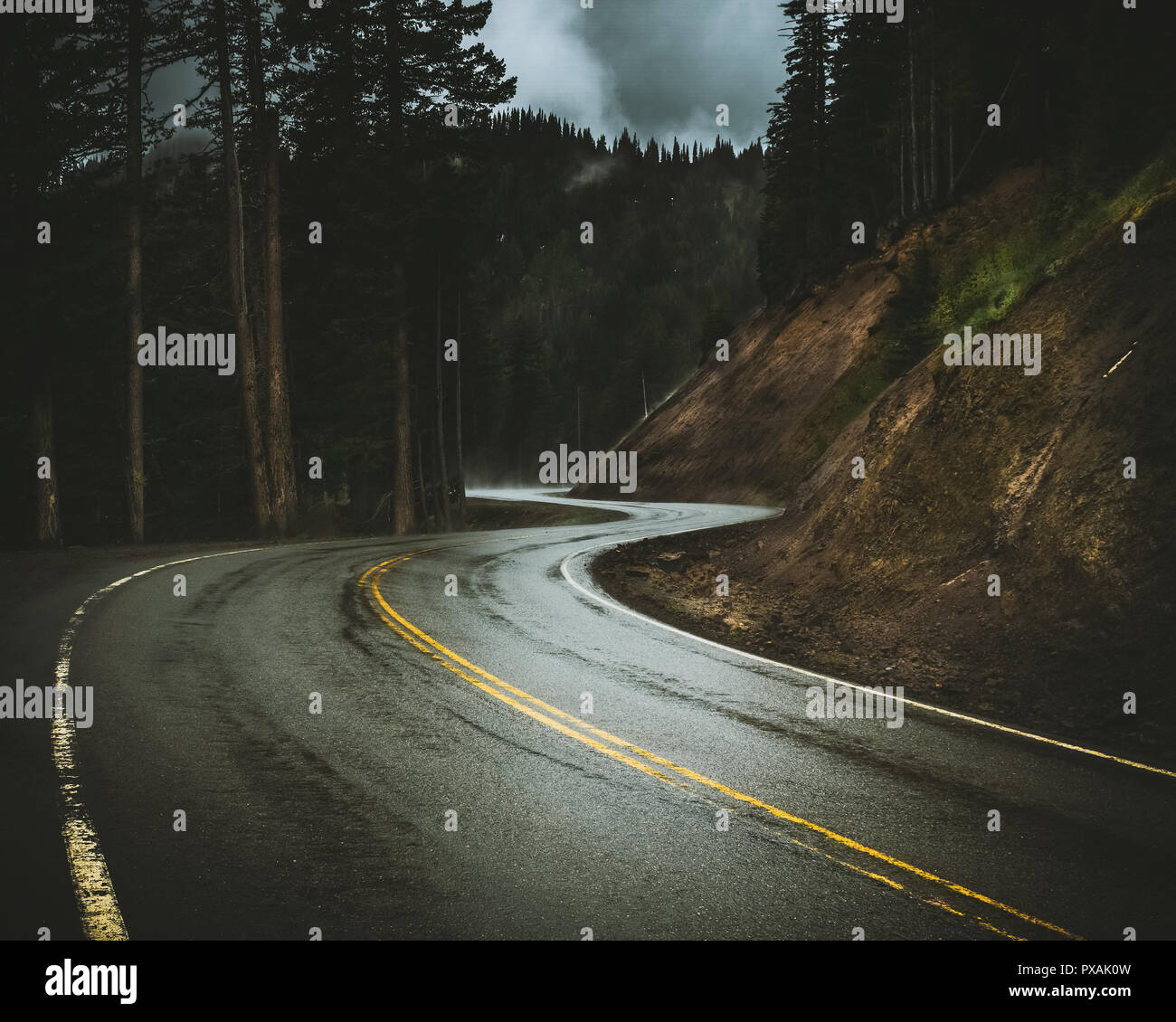 Winding on a road hi-res stock photography and images - Alamy
