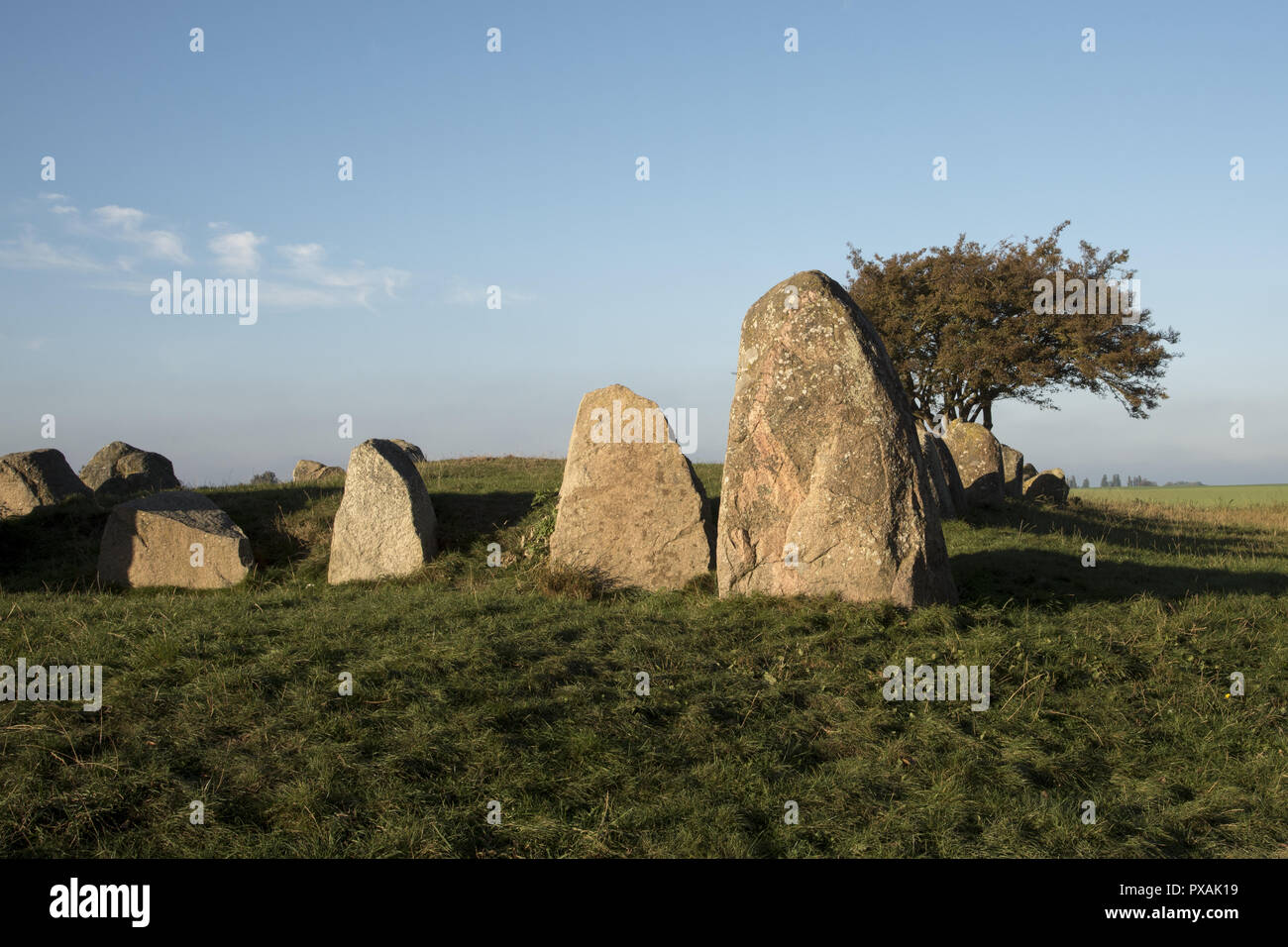 Around 5000 year old megalithic great dolmen near Nobbin in the very ...