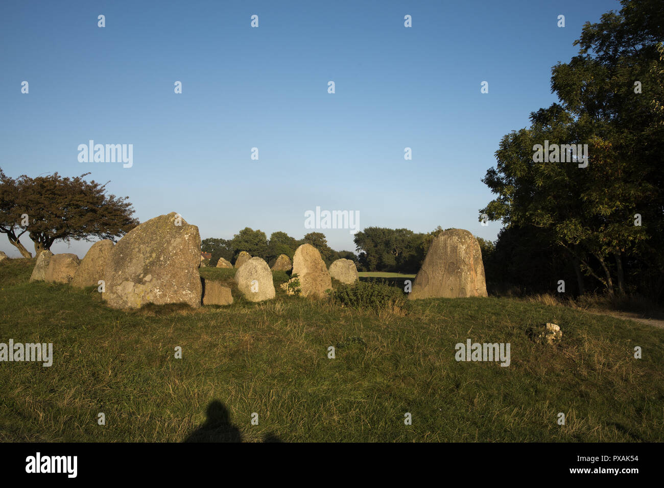 Around 5000 year old megalithic great dolmen near Nobbin in the very ...