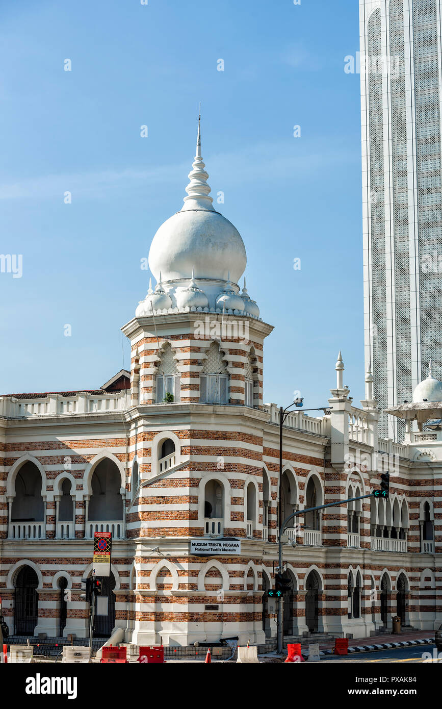 Kuala Lumpur, Malaysia - 9 April, 2017: Historical building and ...
