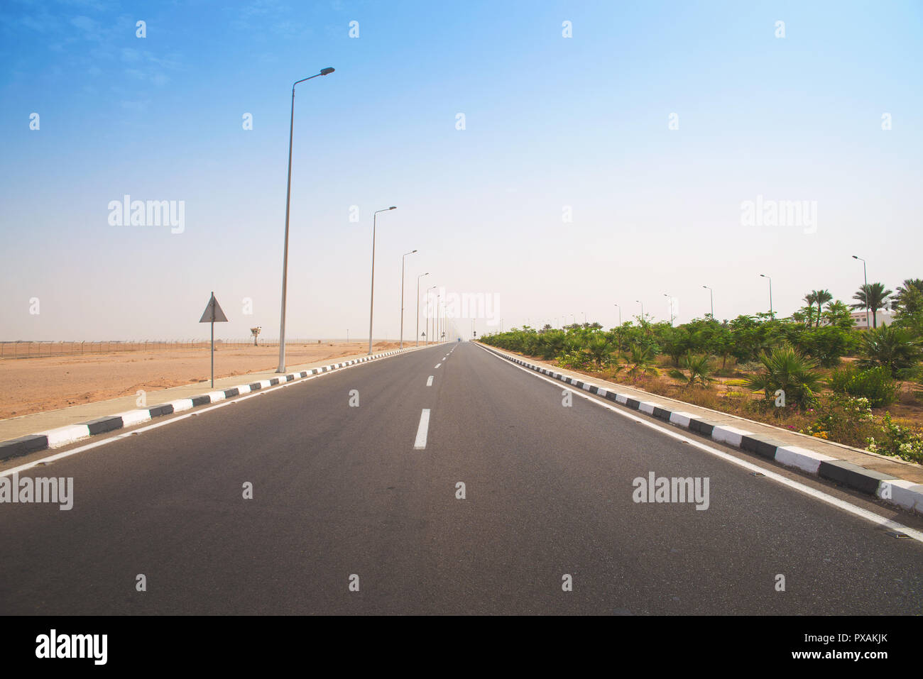 road in Egypt Stock Photo - Alamy