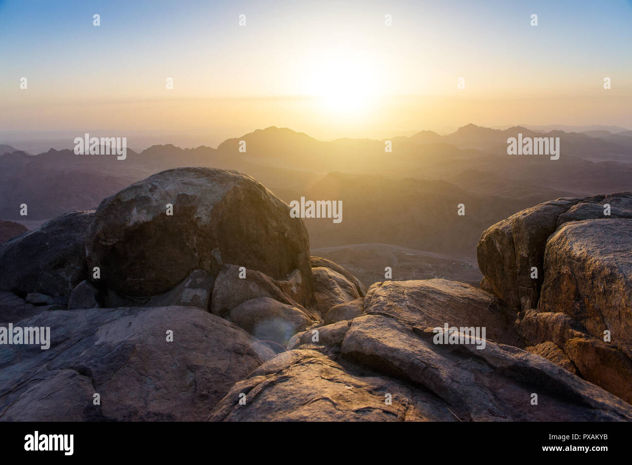 view from Mount Moses Stock Photo - Alamy