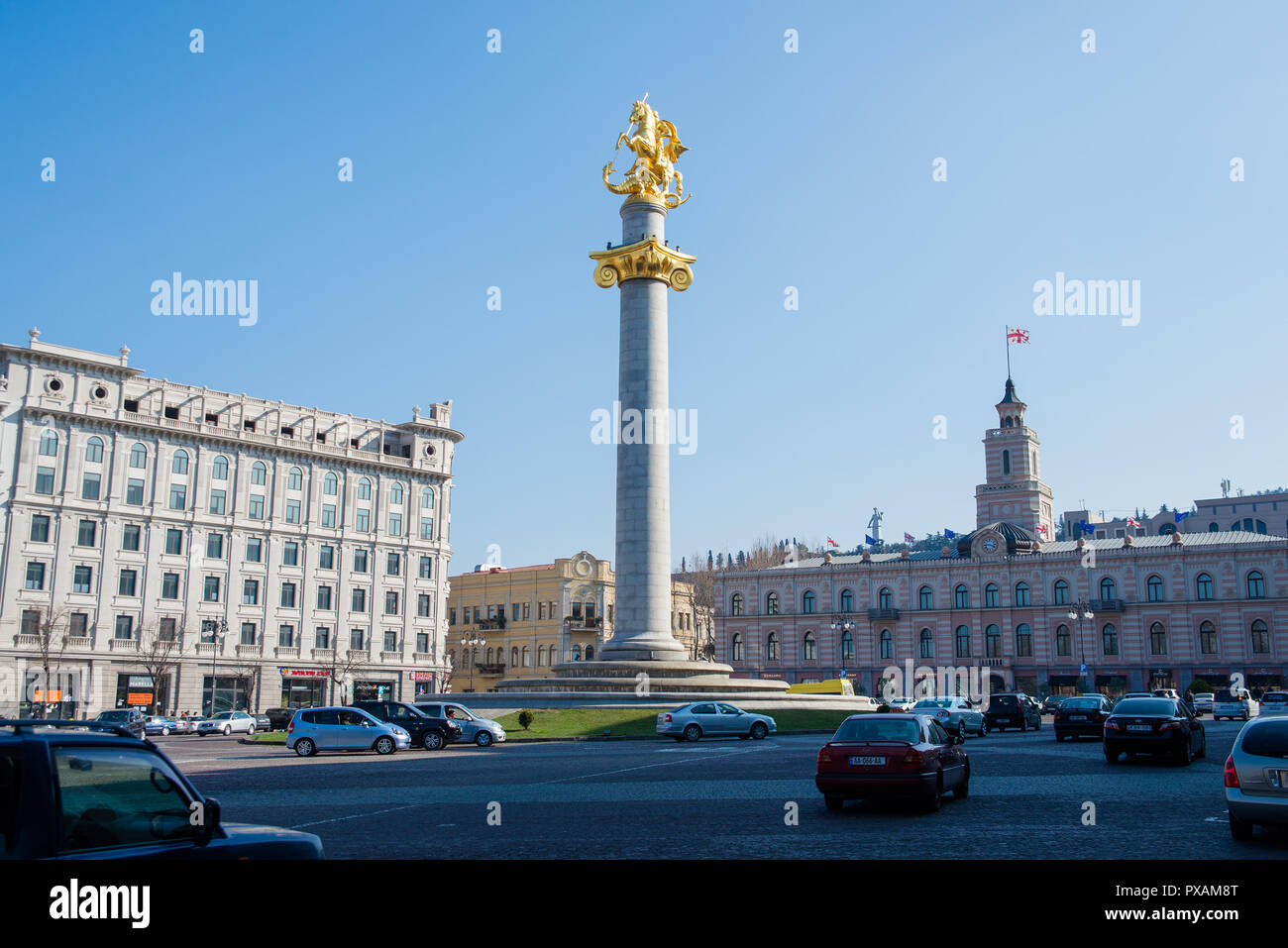 Blue golden square hi-res stock photography and images - Alamy