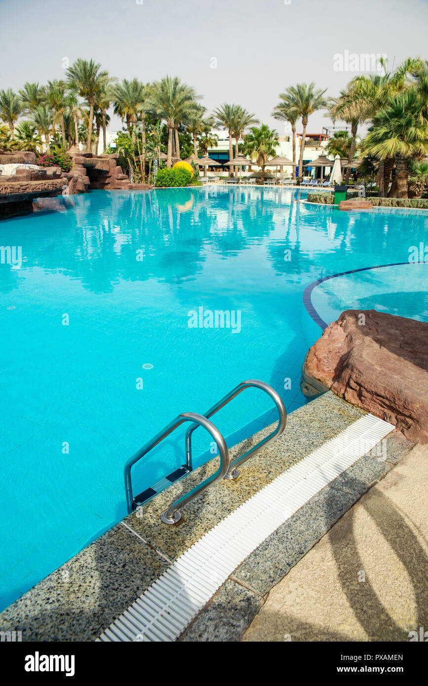 Large swimming pool with Stock Photo - Alamy