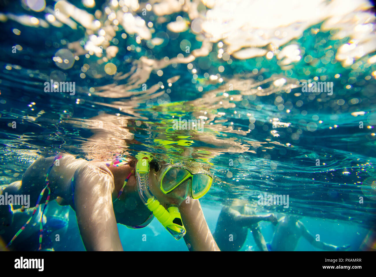 Water snorkeling hi-res stock photography and images - Alamy