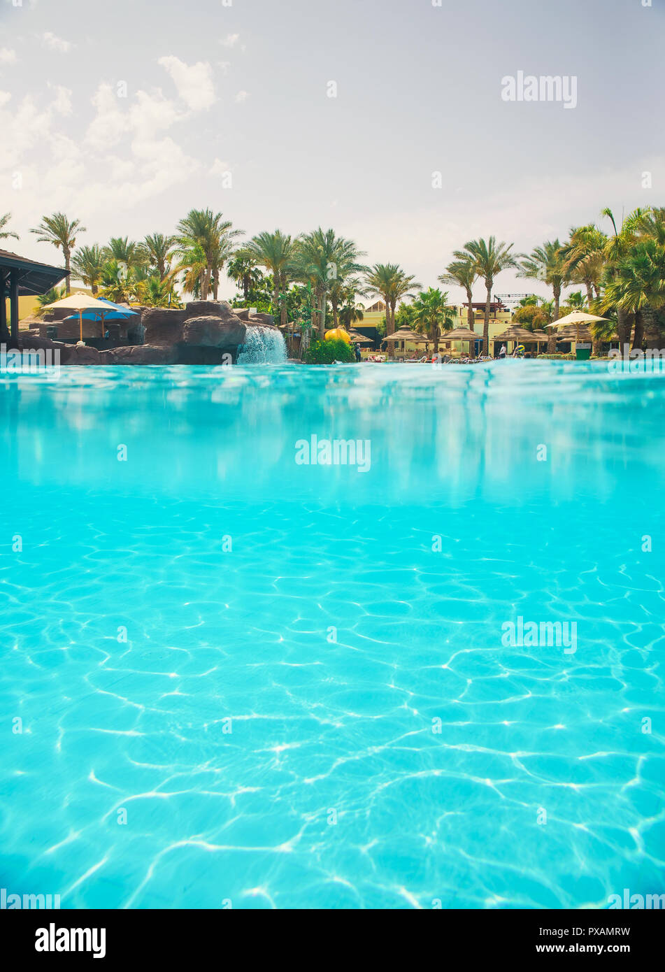 Vertical swimming pool water background hi-res stock photography and ...