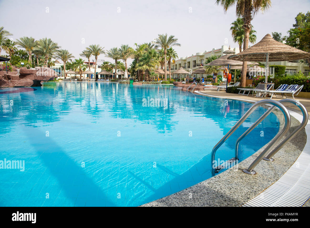 Large swimming pool w Stock Photo - Alamy