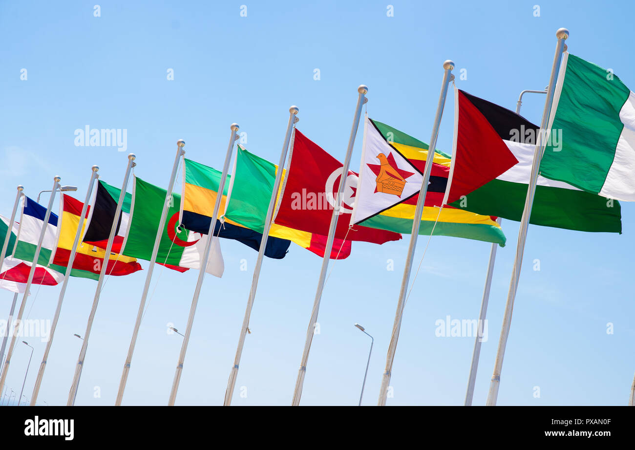 Wind flags hi-res stock photography and images - Alamy