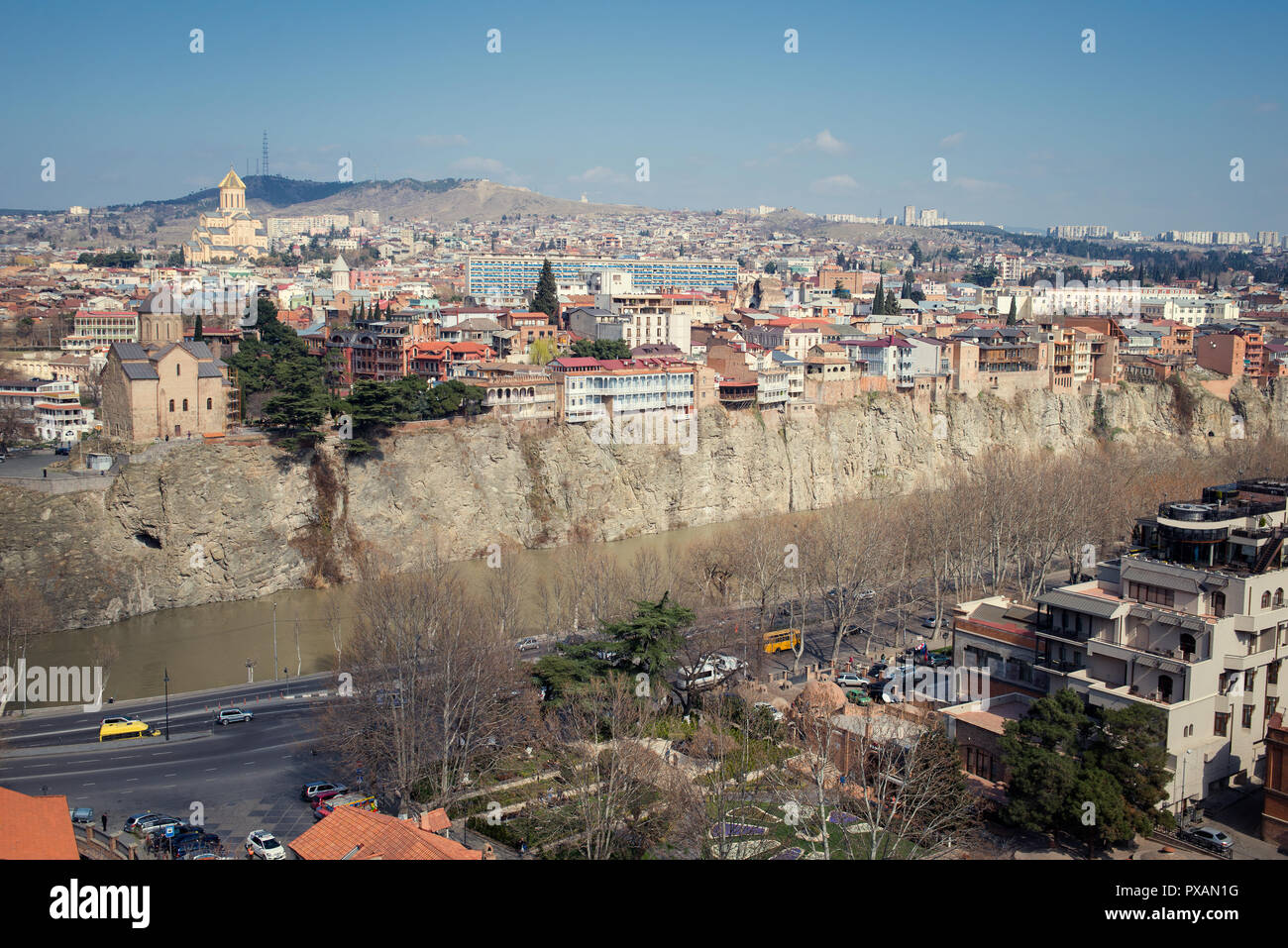 the center of Tbilisi Stock Photo - Alamy