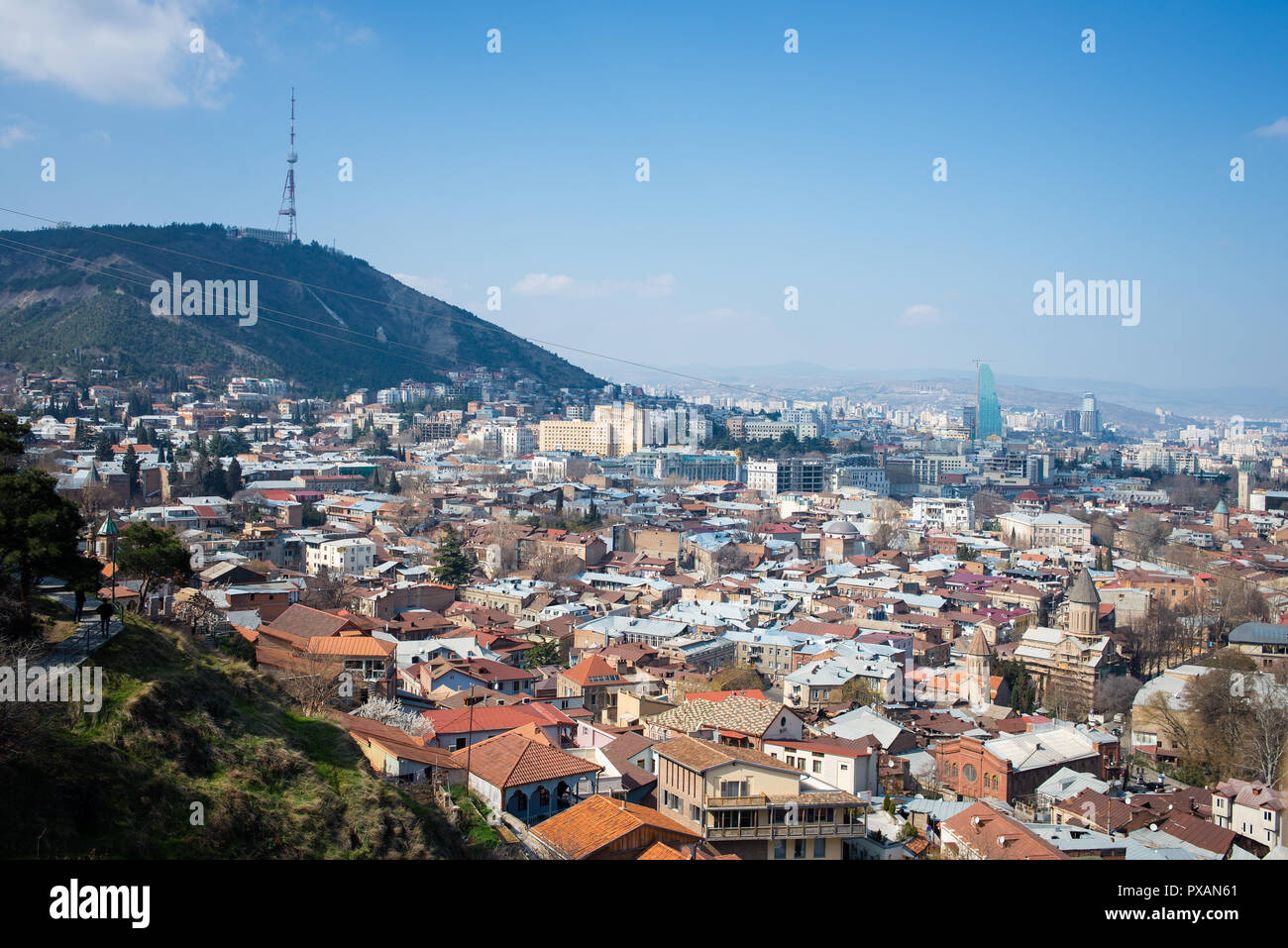 Tbilisi tv broadcasting tower hi-res stock photography and images - Alamy