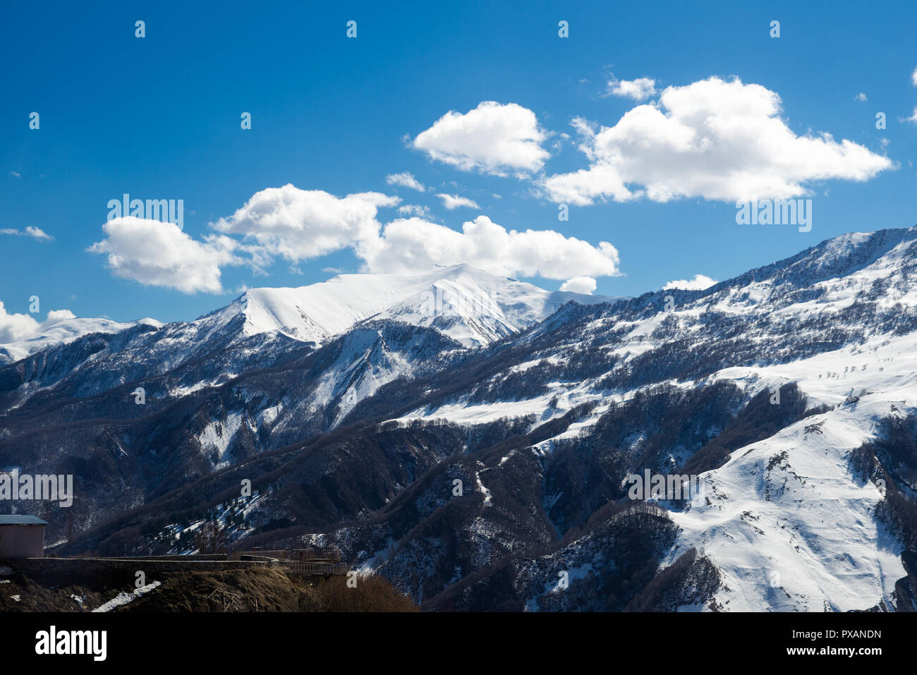 Caucasian mountains hi-res stock photography and images - Alamy