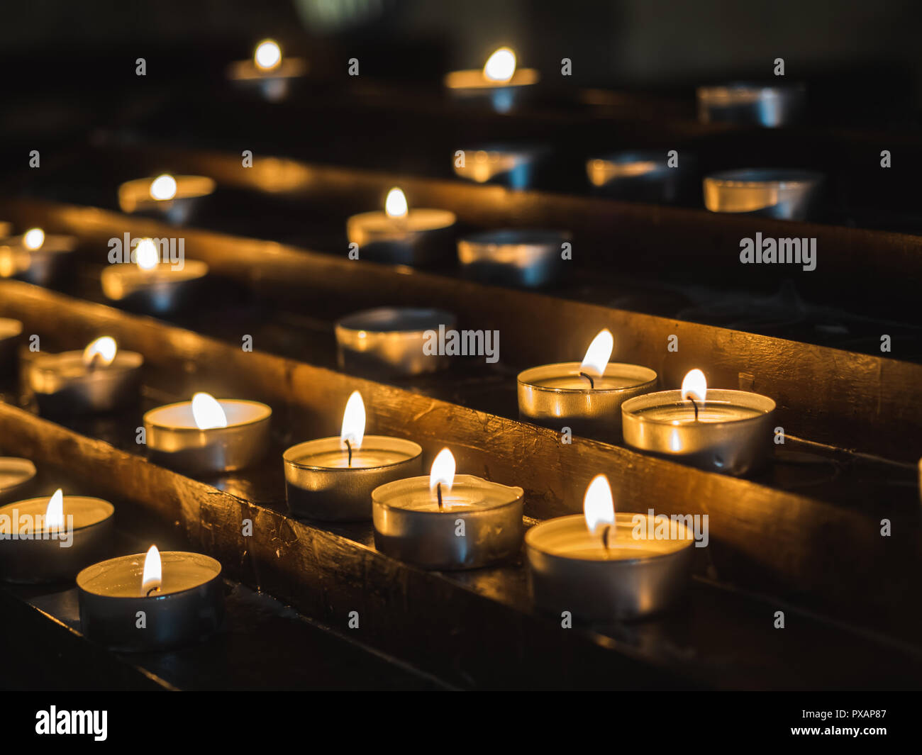 Beautiful Candles Burning