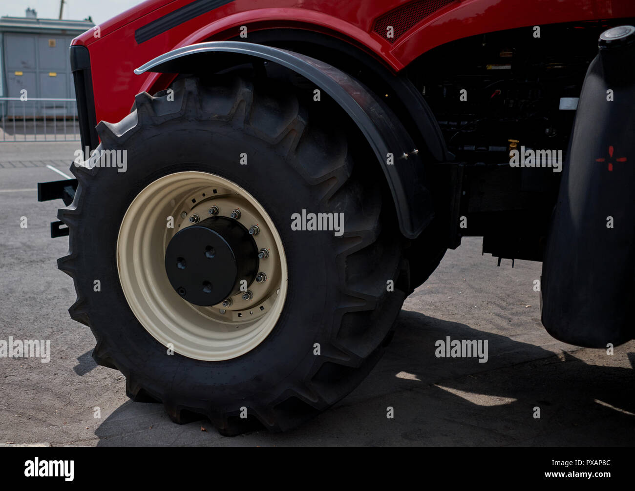 large agricultural tractor Stock Photo - Alamy