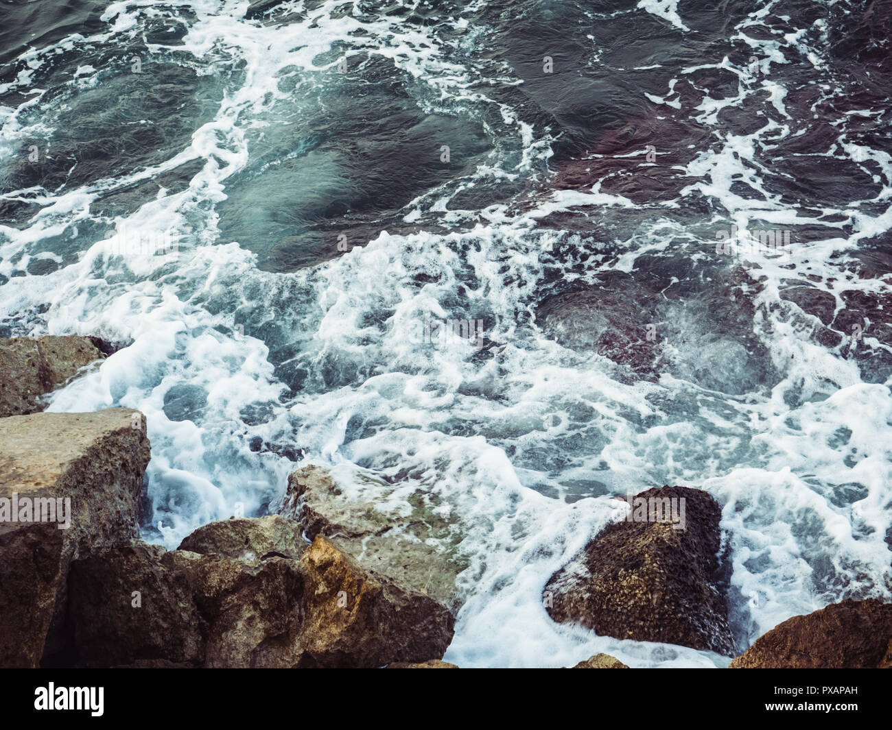 Beautiful close up sea rocks hi-res stock photography and images - Alamy