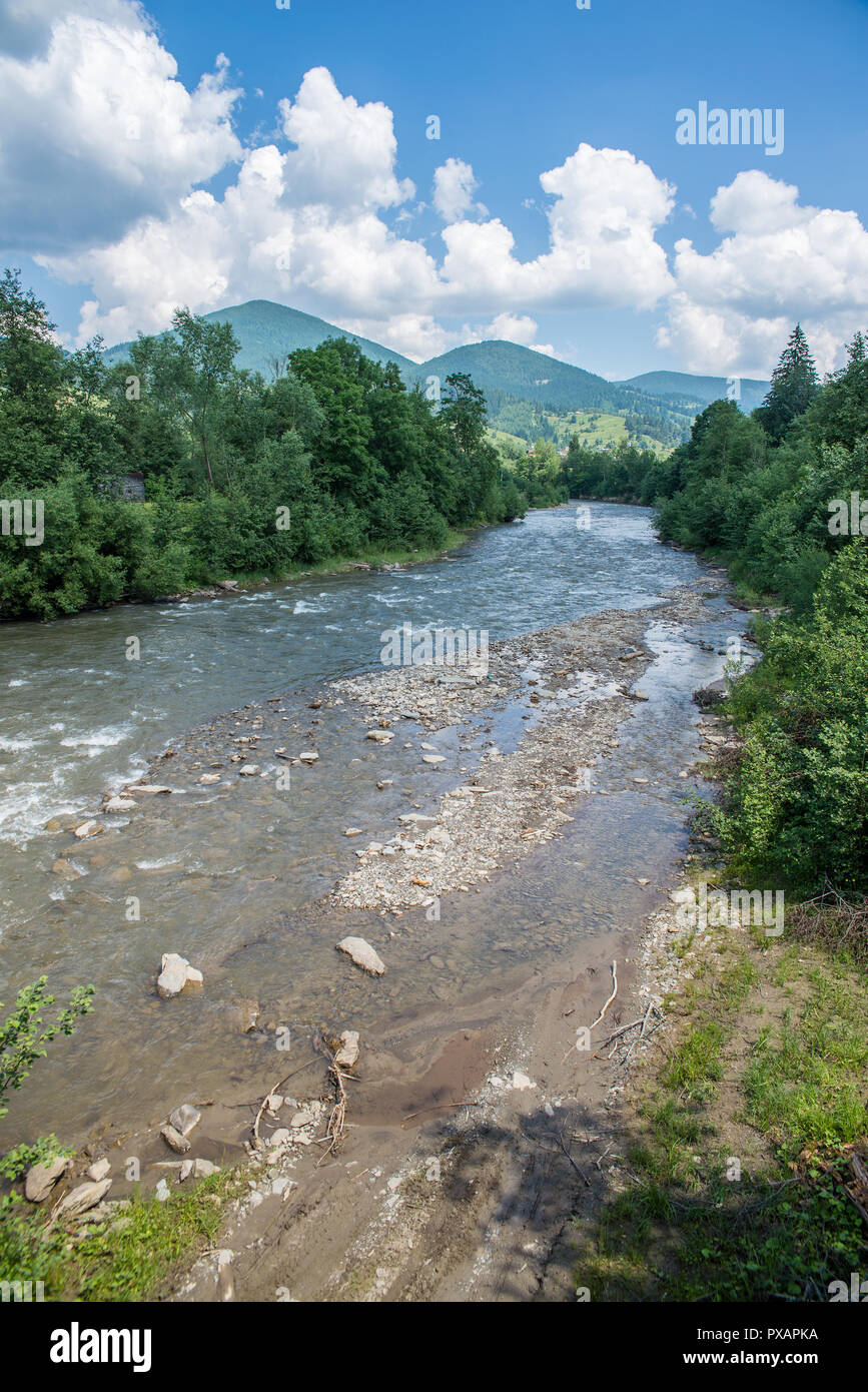 river in the Carpathian mountains Stock Photo - Alamy