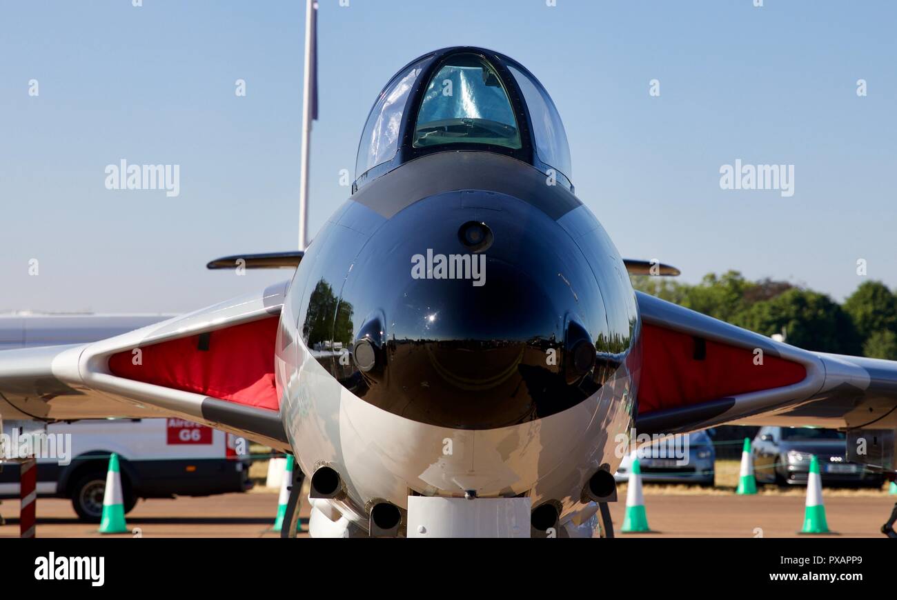 Hawker Hunter Aviation Ltd (HHA) - Hawker Hunter MK-58 Stock Photo - Alamy