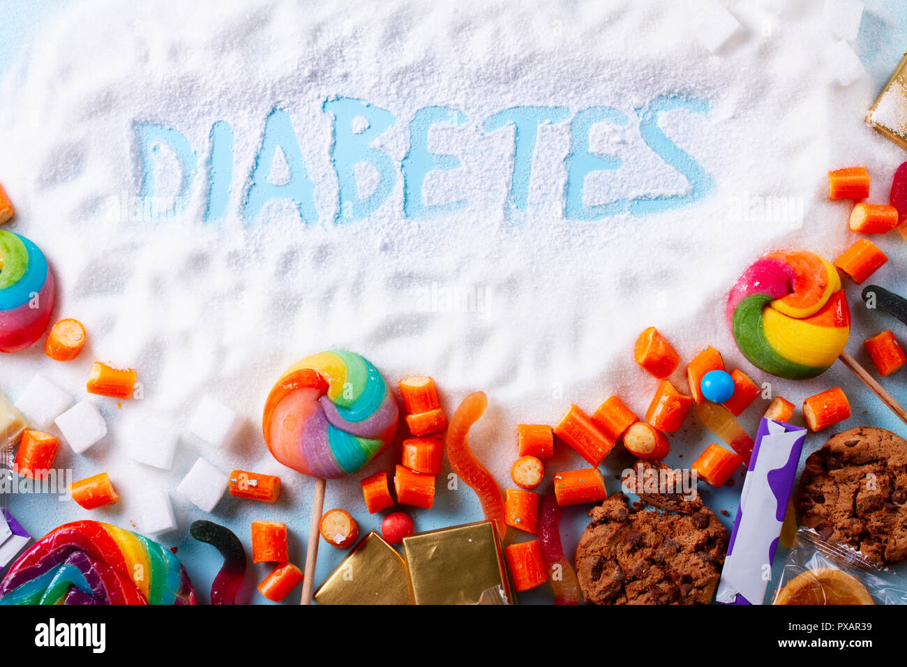 Sweets with sugar Stock Photo - Alamy