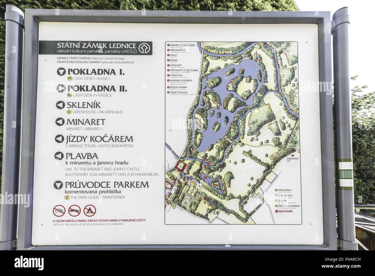 Castle Lednice, World Heritage Site, Czech Republic, Southern Morava ...