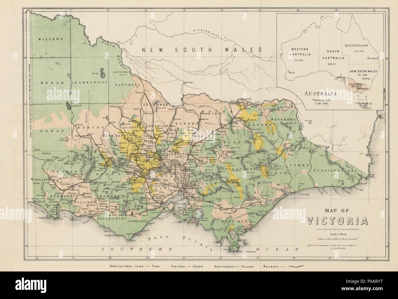 Australia colonial map hi-res stock photography and images - Alamy