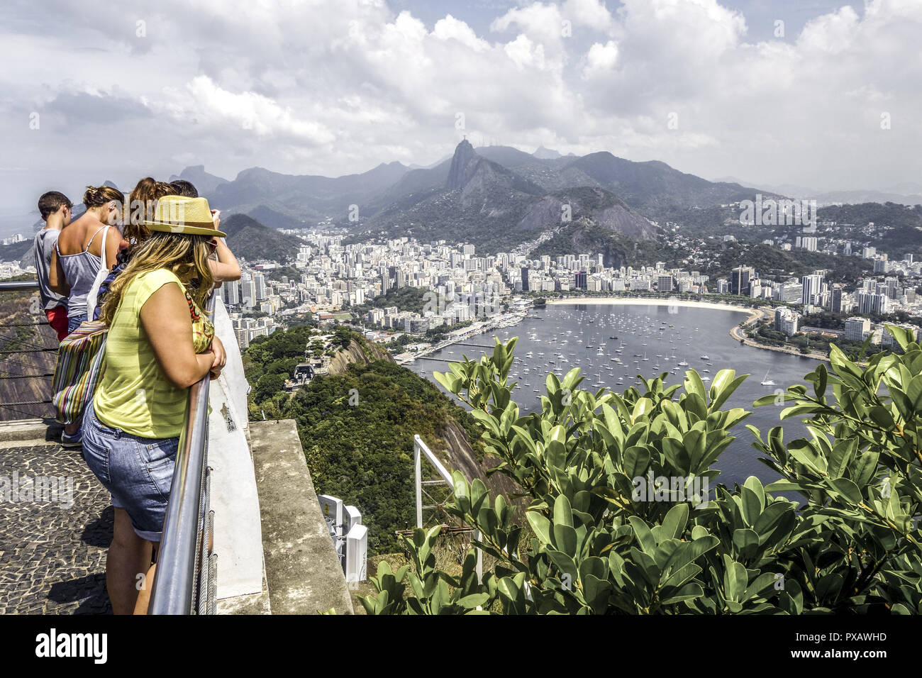 View to Rio from Pao de Acucar, Sugarloaf, Rio de Janiero, Brazil, Rio ...