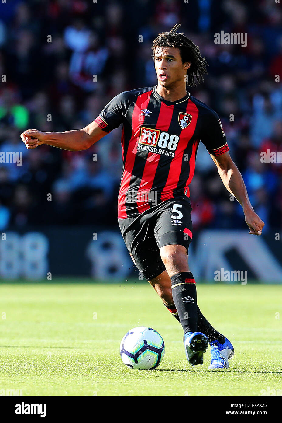 Bournemouths nathan ake premier league match vitality stadium hi-res ...