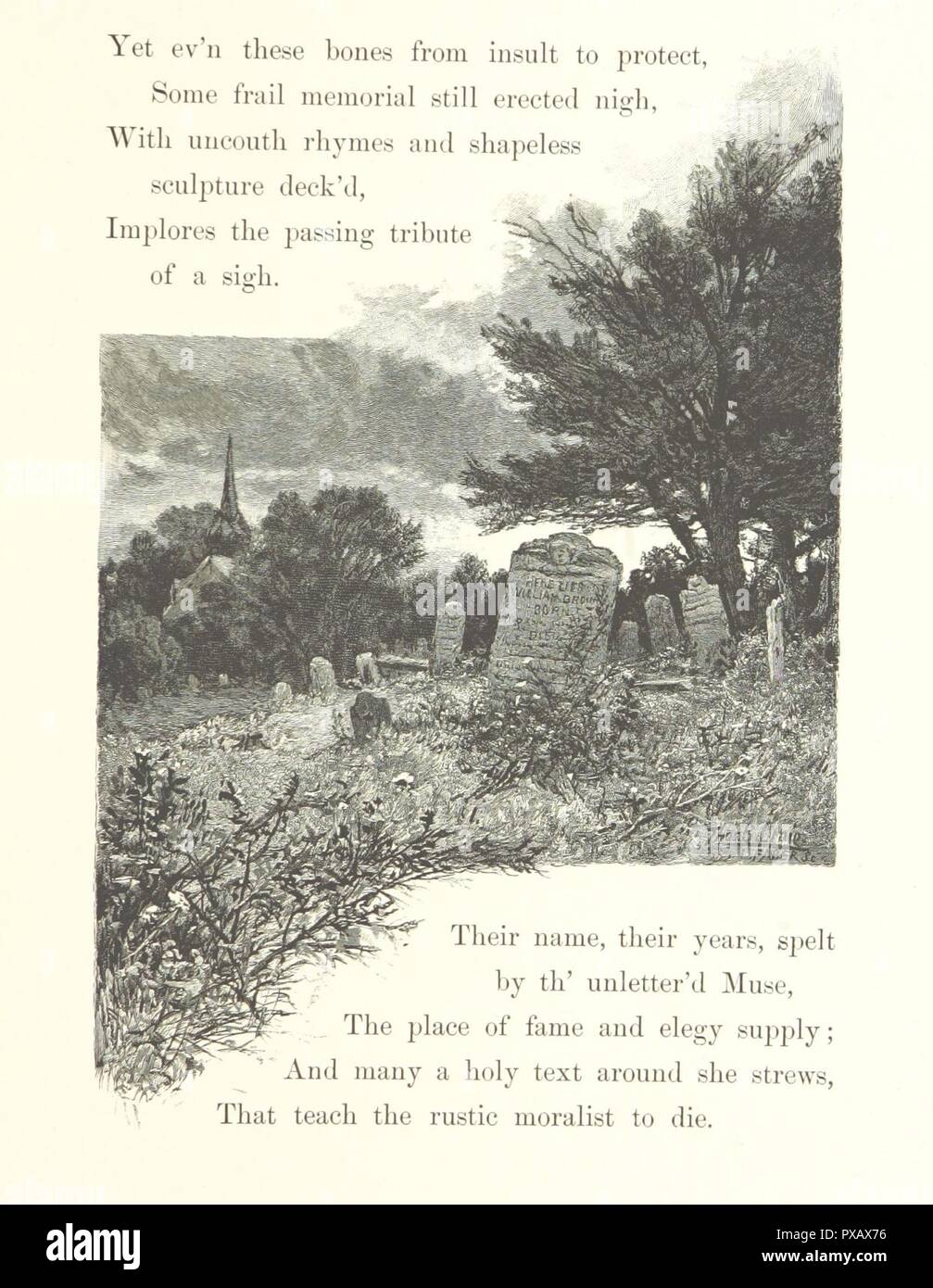 page 45 of 'An elegy written in a country churchyard . The artists ...