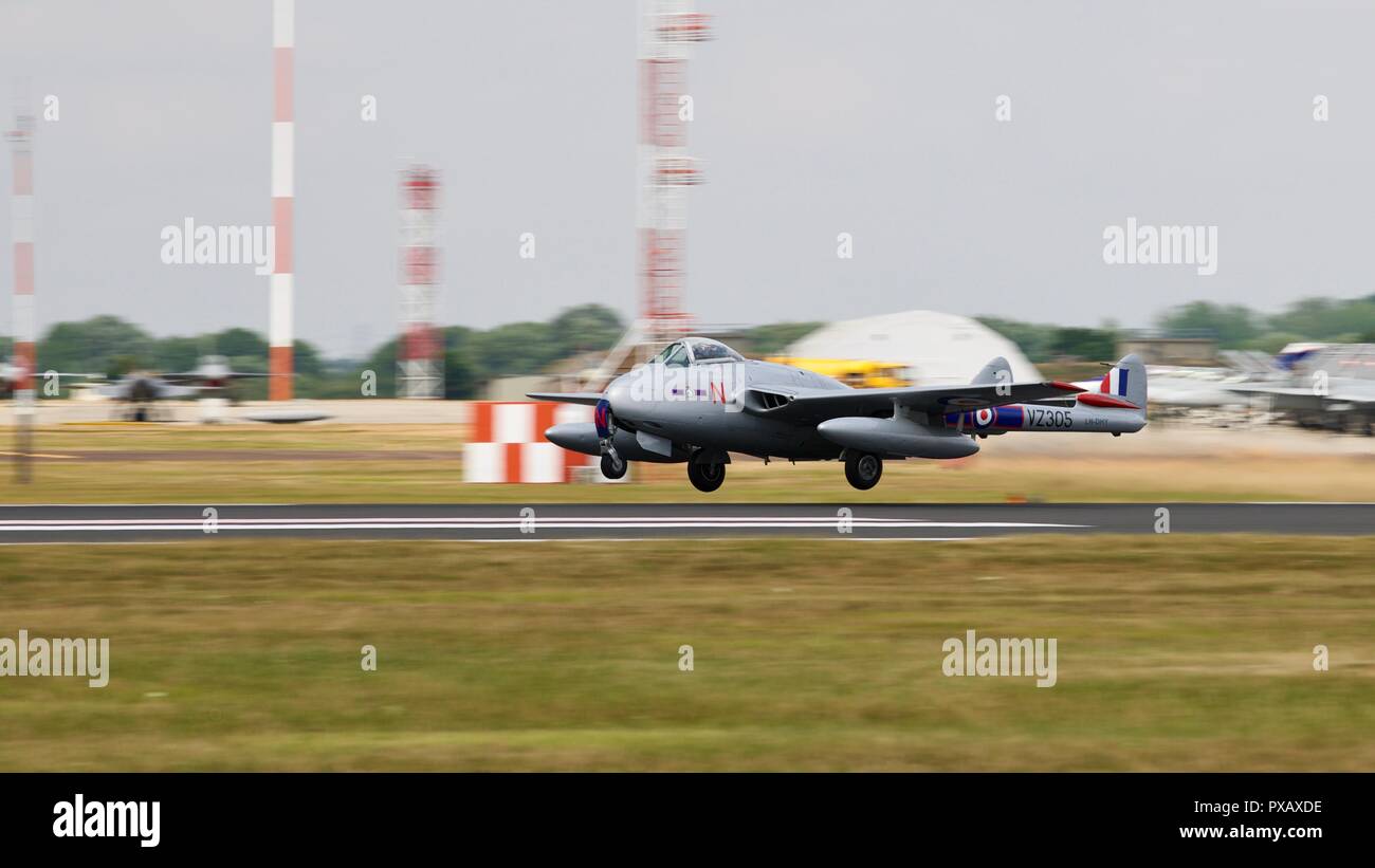 de Havilland Vampire FB.52 Stock Photo - Alamy