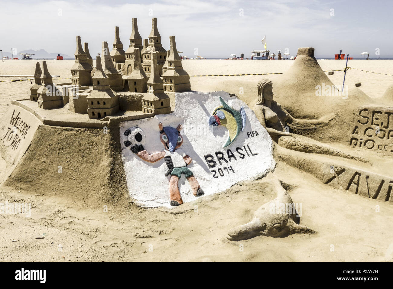 Brazil FIFA World Cup 2014 football world championship, Rio de Janeiro ...