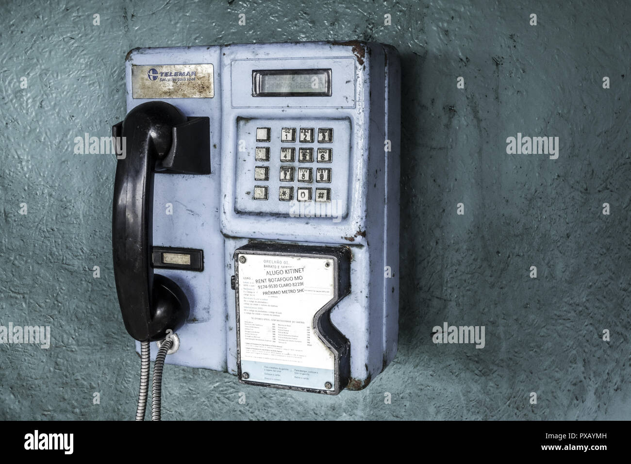 Brazil telephone booth hi-res stock photography and images - Alamy