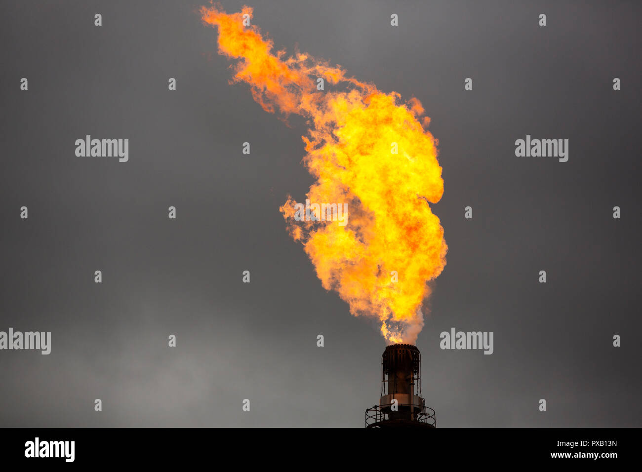 Gas flaring grangemouth hi-res stock photography and images - Alamy