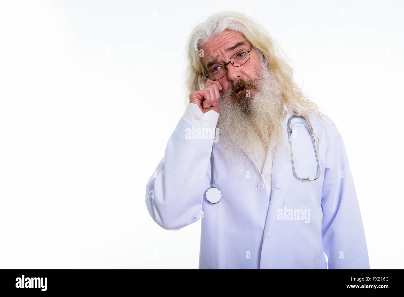Sad doctor hi-res stock photography and images - Alamy